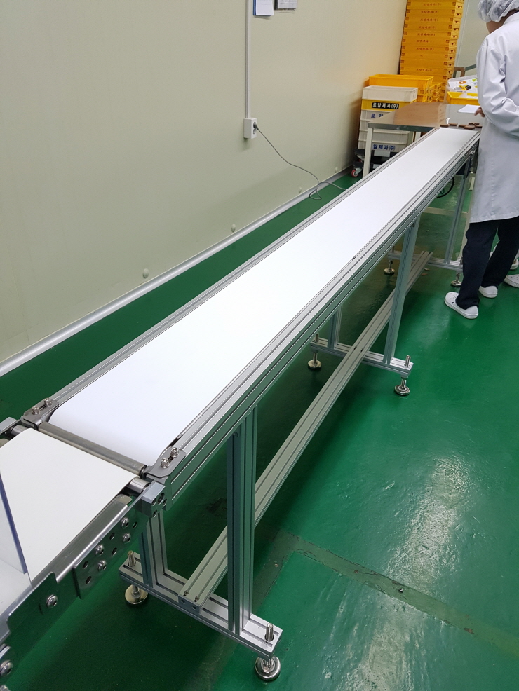 경기도 용인시에 있는 로얄제과에 납품한 식품용 벨트컨베이어 인천 제일콘베어 네이버 블로그